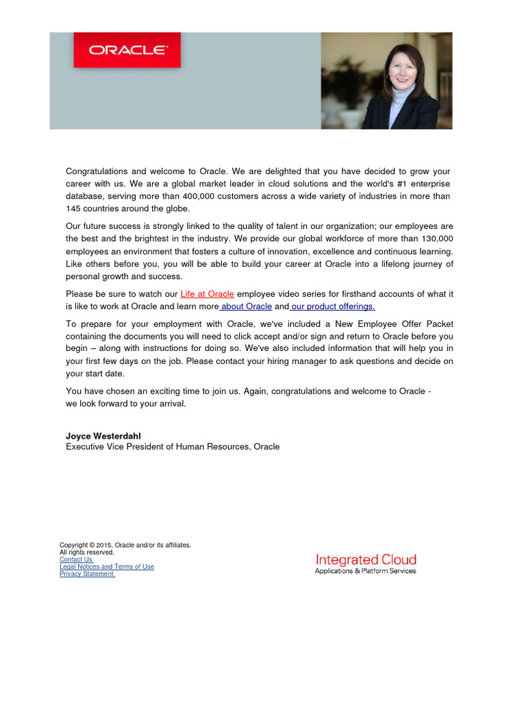 Welcome To Oracle | PDF | Pension | Insurance