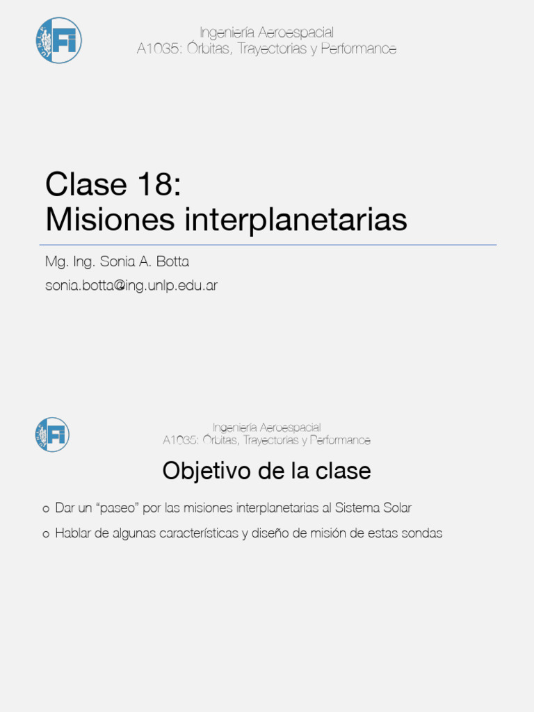 Clase 18-2023 | PDF | Programa Voyager | Saturno
