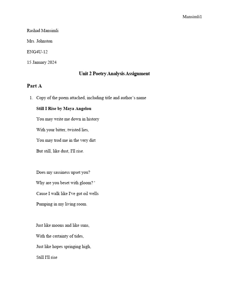 Unit 2 Summative Assignment | PDF | Feminism | Gender Studies