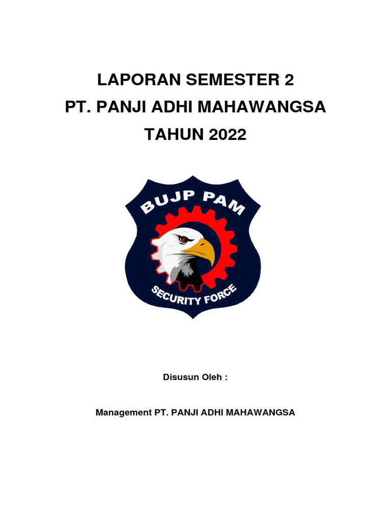 Laporan Semester 2 Bulan Desember 2022 - PT - PAM - Compressed | PDF | Pengelolaan Keuangan & Uang