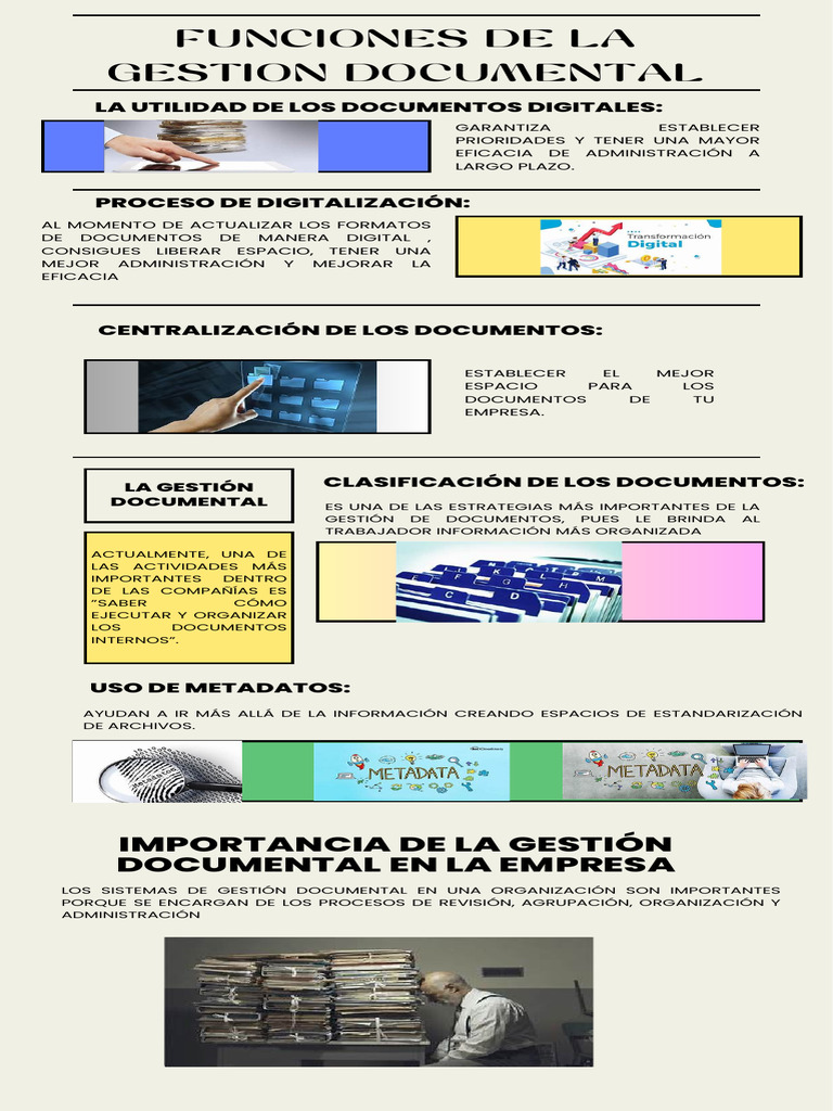 Funcion de La Gestion Documental | PDF