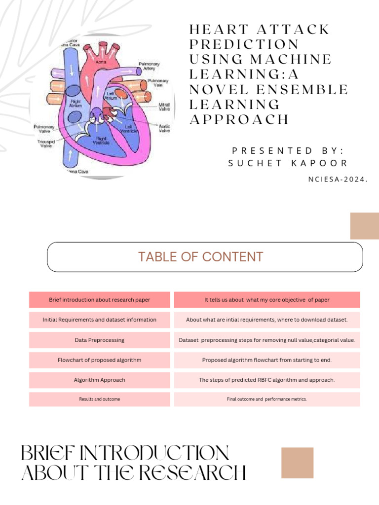 Heart Attack Prediction Using Machine Learning | PDF | Machine Learning | Accuracy And Precision