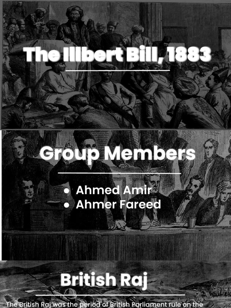 The Illbert Bill, 1883 | PDF | British Raj | Indian Independence Movement