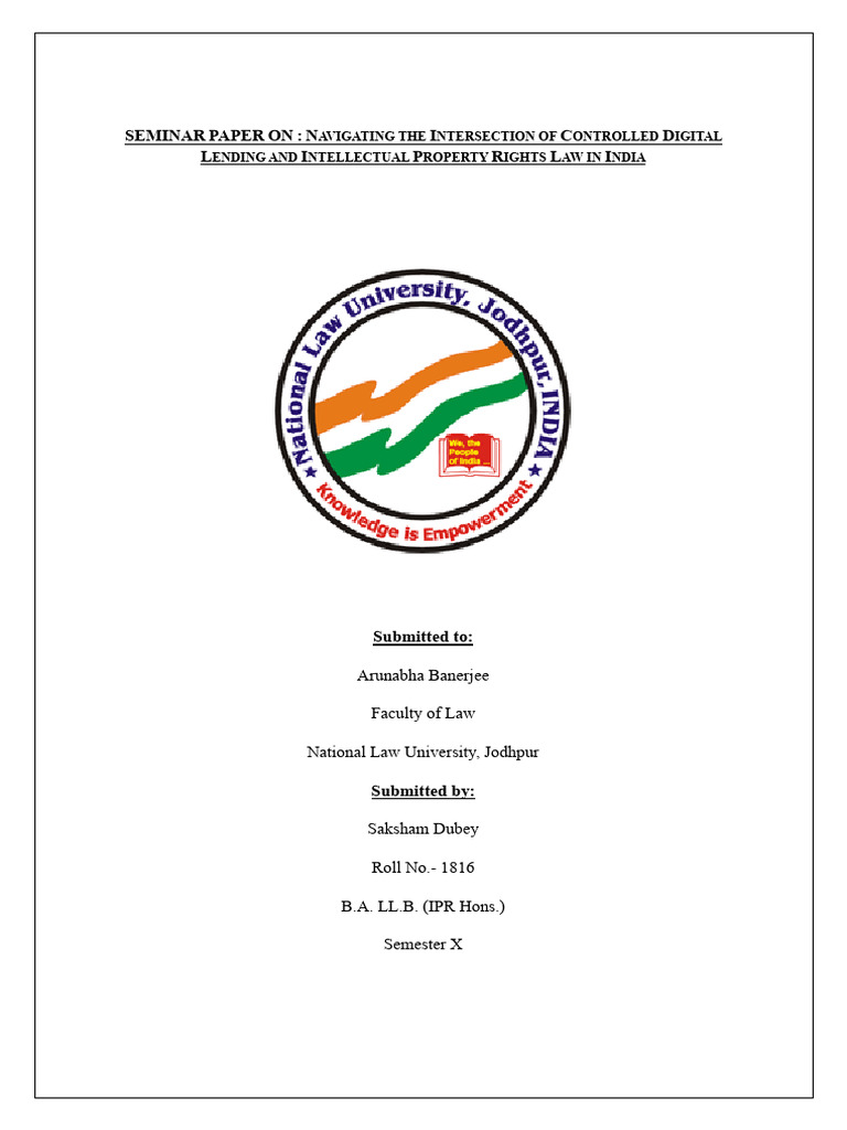 Final Draft Seminar Paper 2 | PDF | Copyright | Fair Use