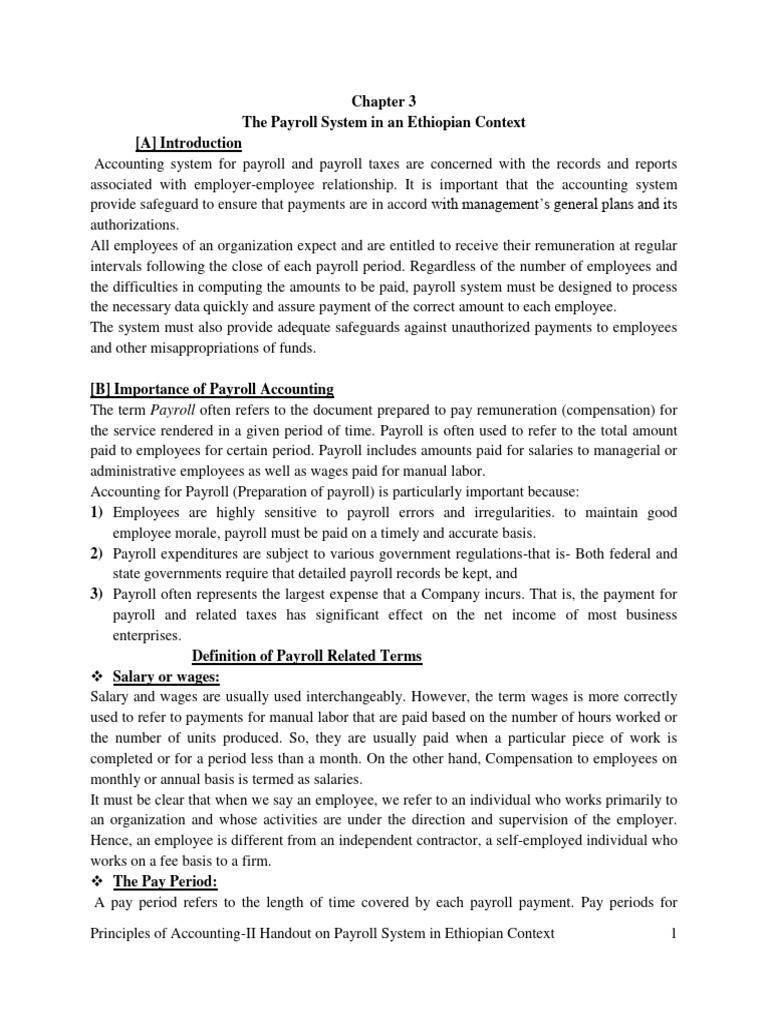 Ch 3 Payroll Pdf Payroll Tax Payroll