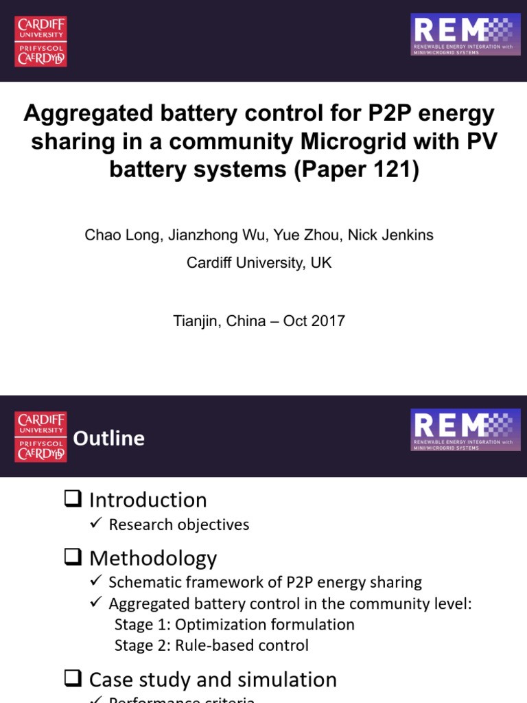 Aggregated Battery Control For P2P Energy Sharing in A Community ...
