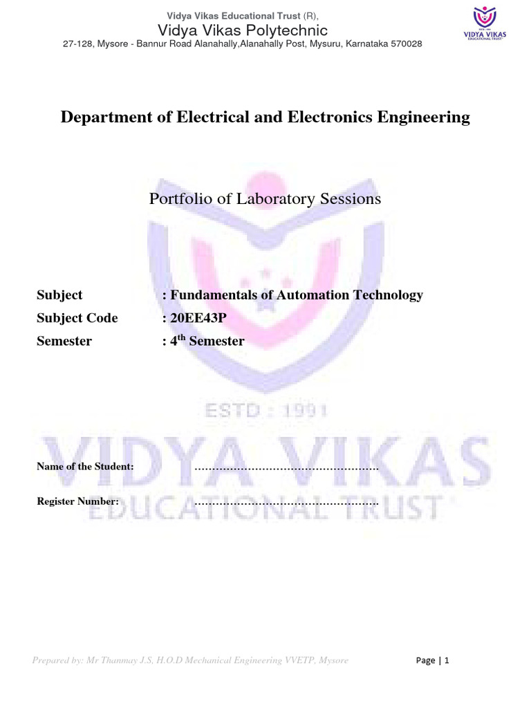 Fundamentals of Automation Technology | PDF | Scada | Programmable ...