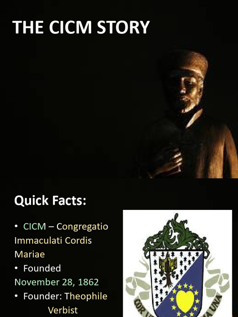 The Cicm Story | PDF | Catholic Church | Spiritual Gift