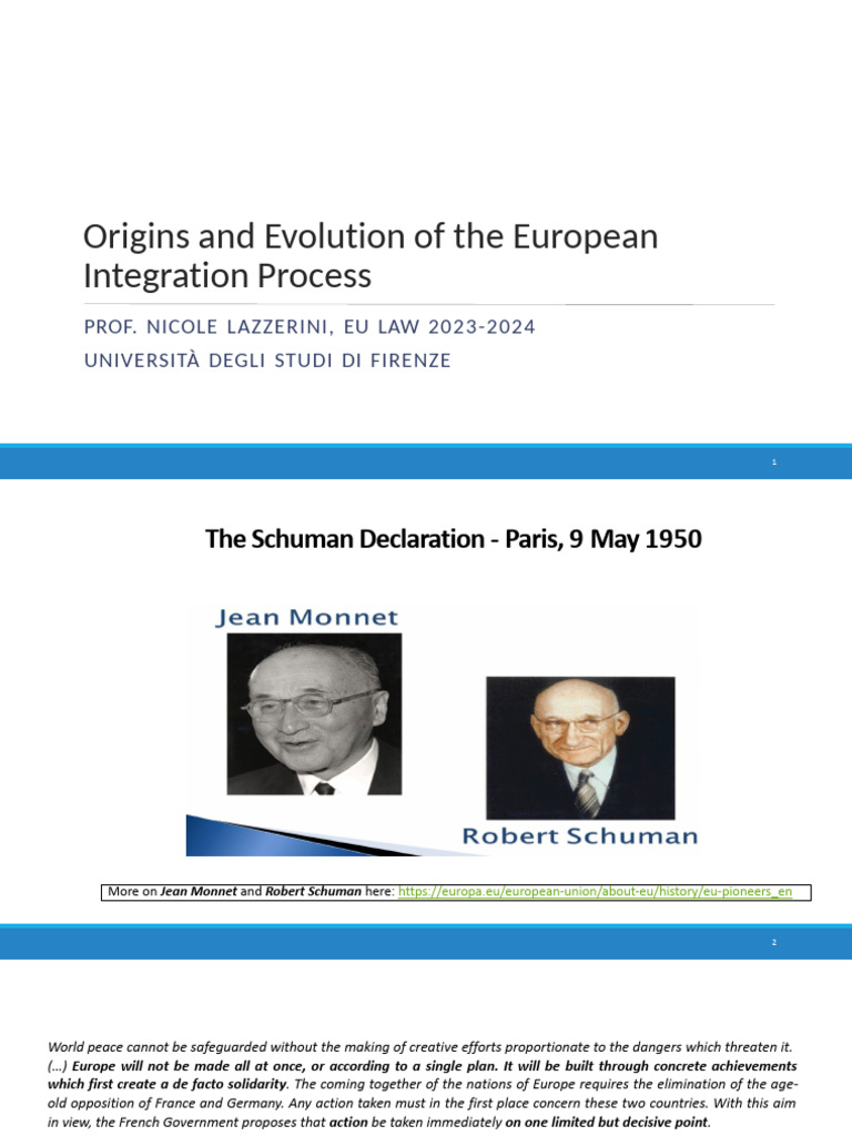 European Integration Process and Enlargement | PDF | European Union ...