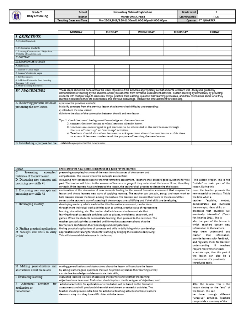 New Lesson Planning Guide | PDF | Learning | Educational Assessment