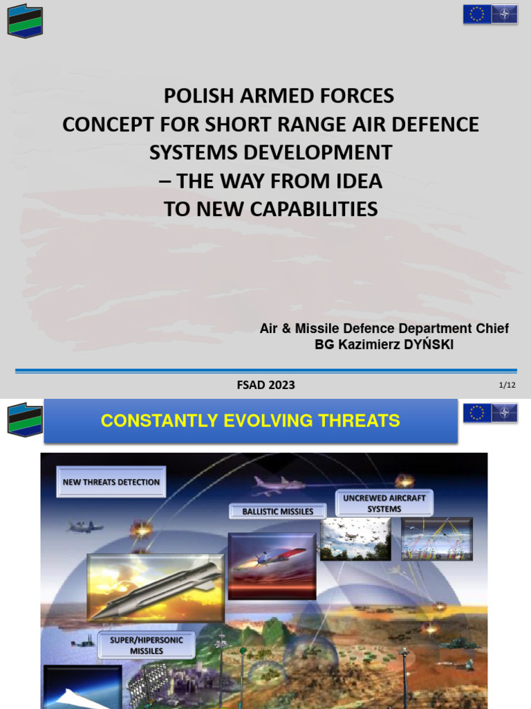 Polish Short-Range Air Defense Strategy | PDF | Military Technology ...