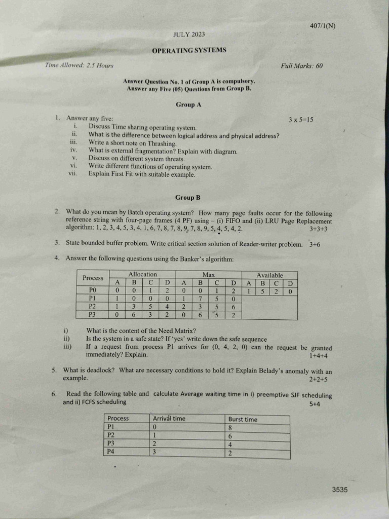 Previous Year Questions | PDF
