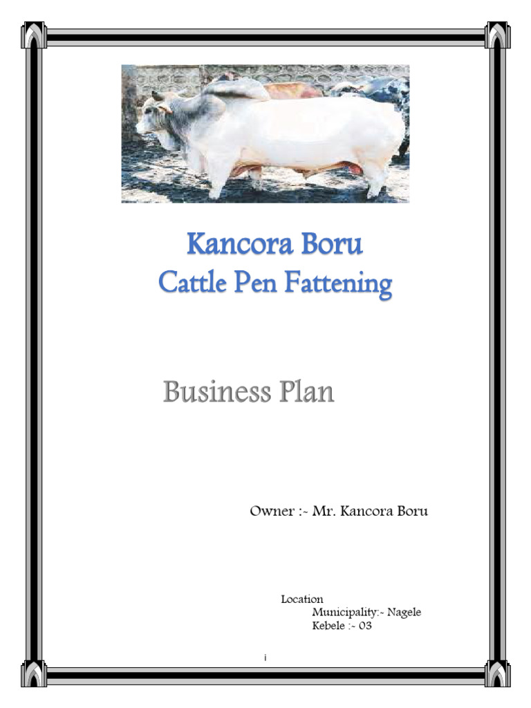 Project Proposal | PDF | Cattle | Agriculture