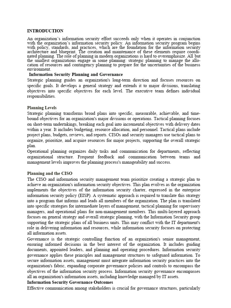 Data Security Chapter Four Summarize | PDF | Computer Security | Security