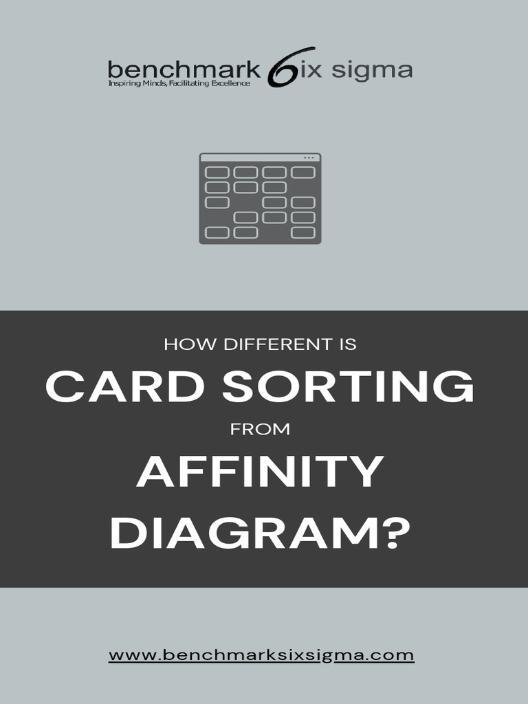 How Different Is Card Sorting From Affinity Diagram | PDF