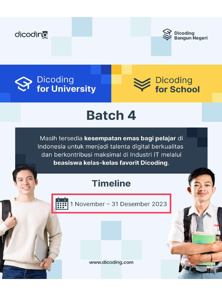 Flyer Dicoding Bangun Negeri | PDF