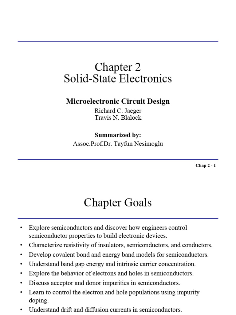 Lecture 1 MCDChap2 | PDF | Doping (Semiconductor) | Semiconductors