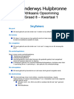 Intensive Form For Afrikaans | PDF