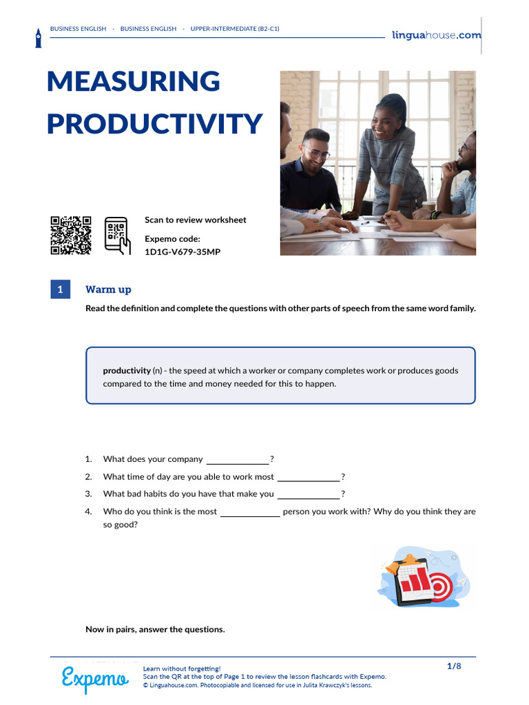 Measuring Productivity British English Teacher 2 | Download Free PDF | Vocabulary