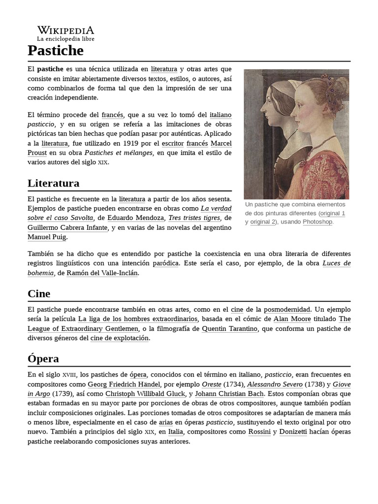 Pastiche | PDF | Poesía | Clásicos