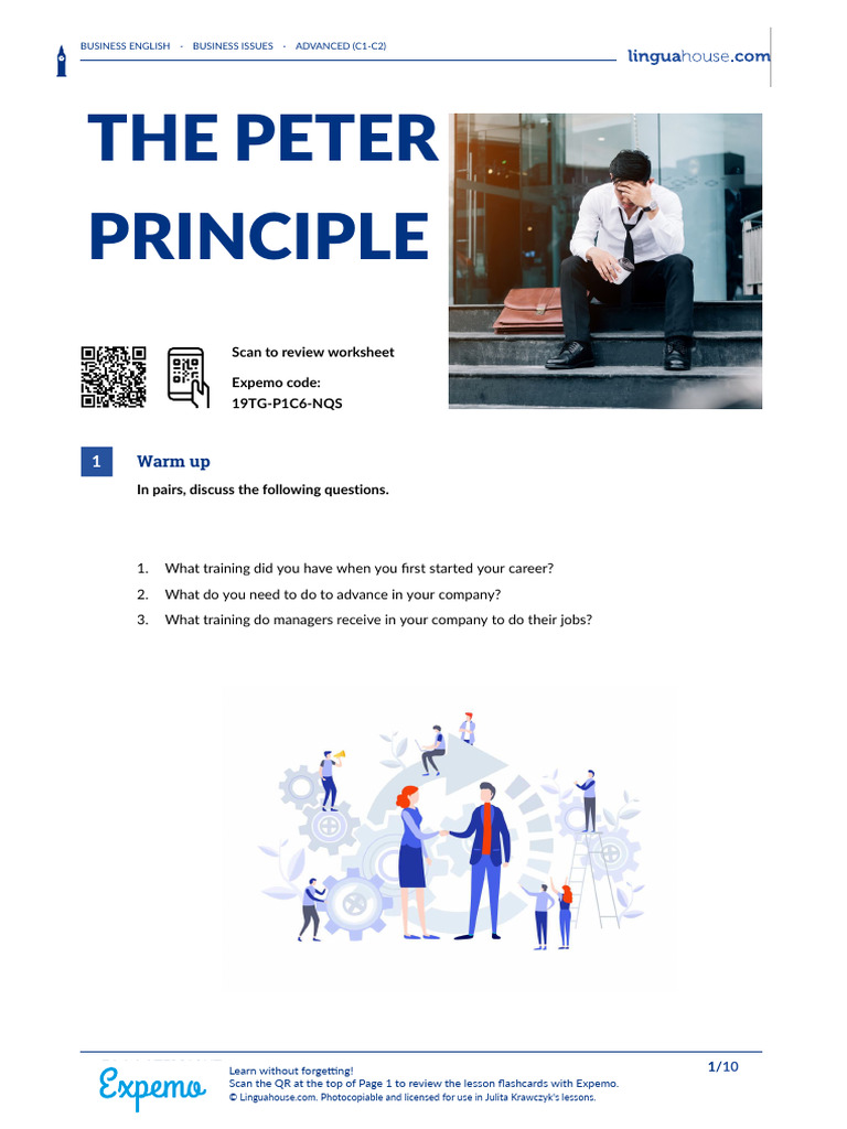 Understanding The Peter Principle in Business | PDF