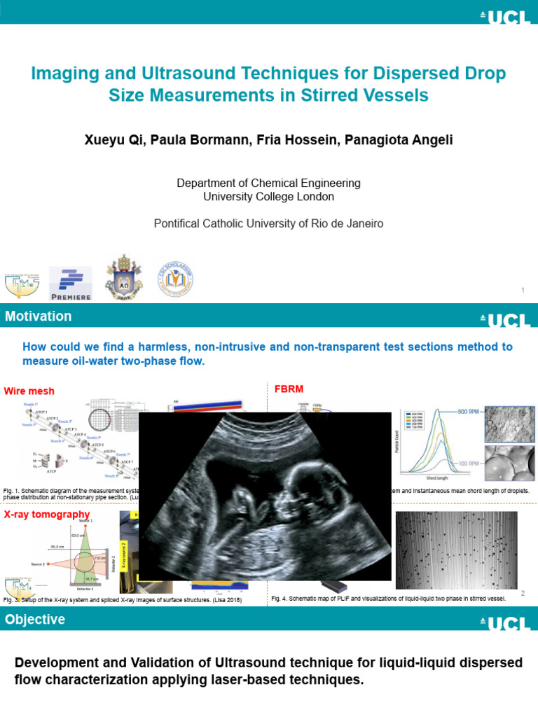 Imaging and Ultrasound Techniques for Dispersed Drop Size Measurements in Stirred Vessels | PDF ...