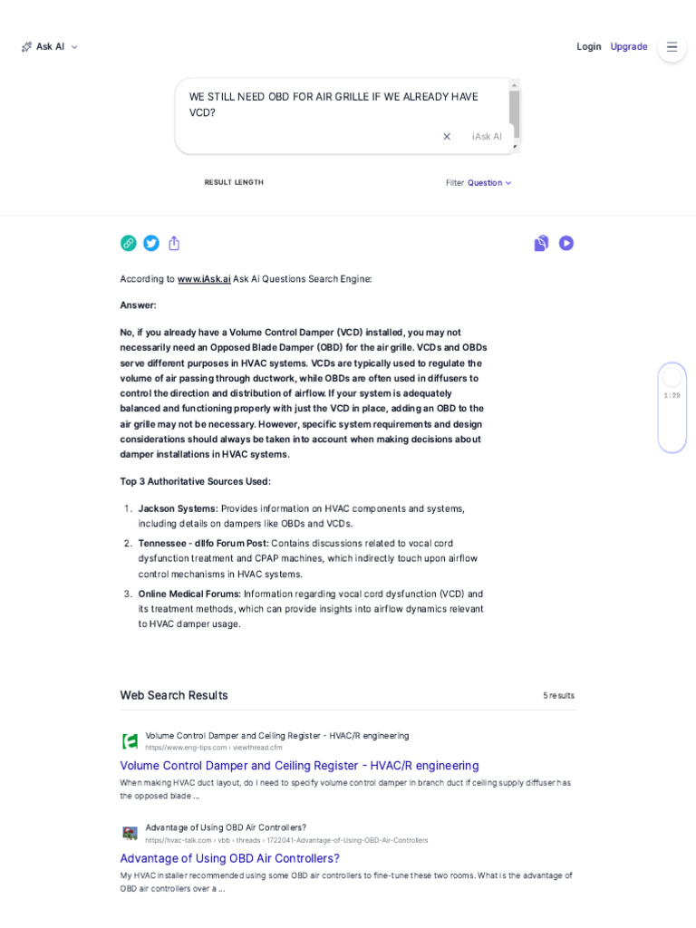 Iask Question WE STILL NEED OBD FOR AIR GRILLE IF WE ALREADY HAVE VCD ...