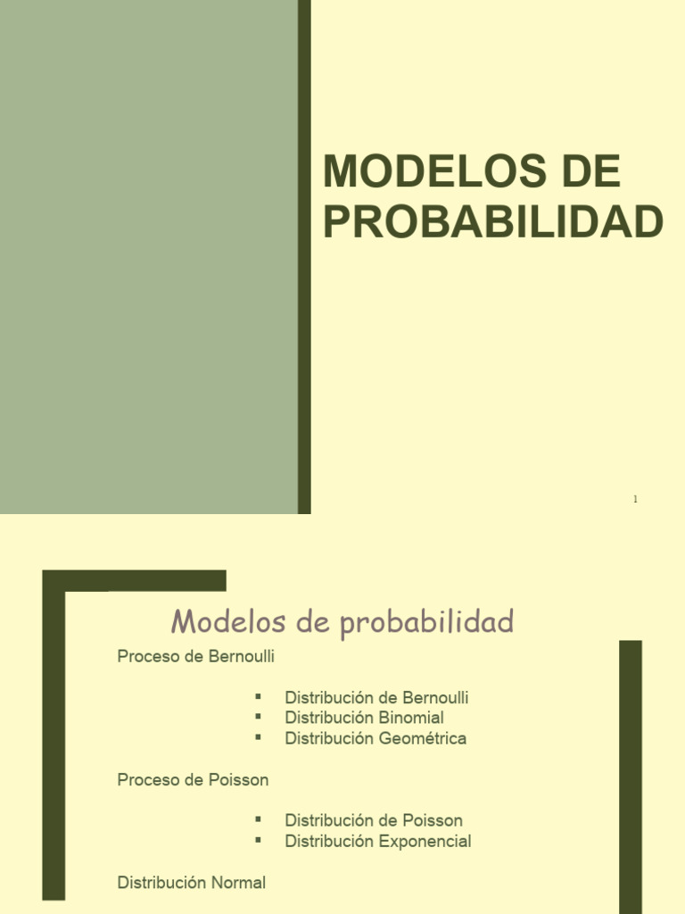Modelos de Probabilidad | PDF | Distribución normal | Distribución de probabilidad