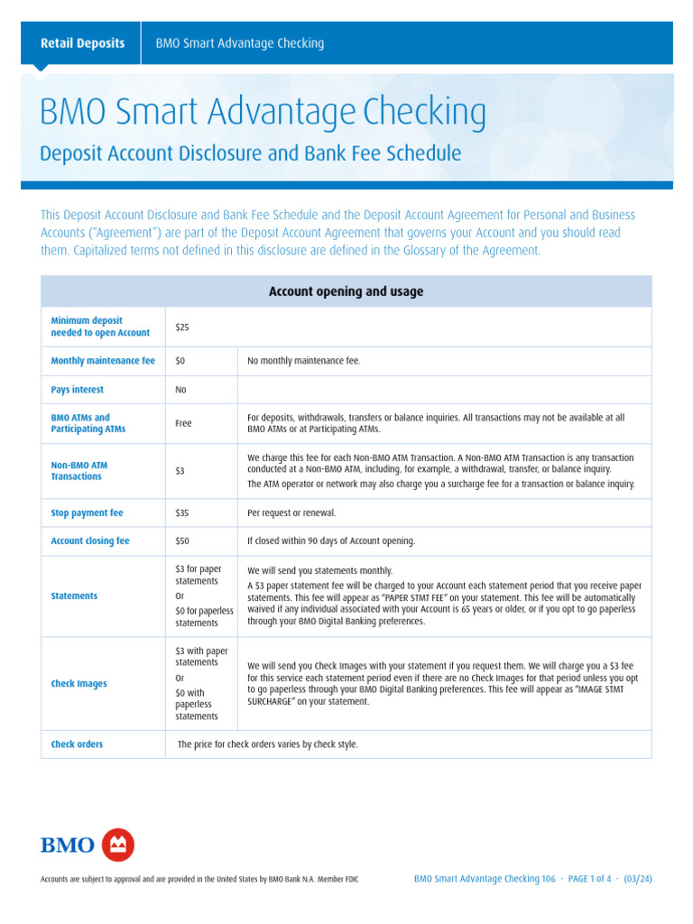 Smart Advantage C Reg DD | PDF | Overdraft | Transaction Account