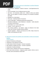 The Colonisation of Zimbabwe by The British | PDF | Zimbabwe | British ...