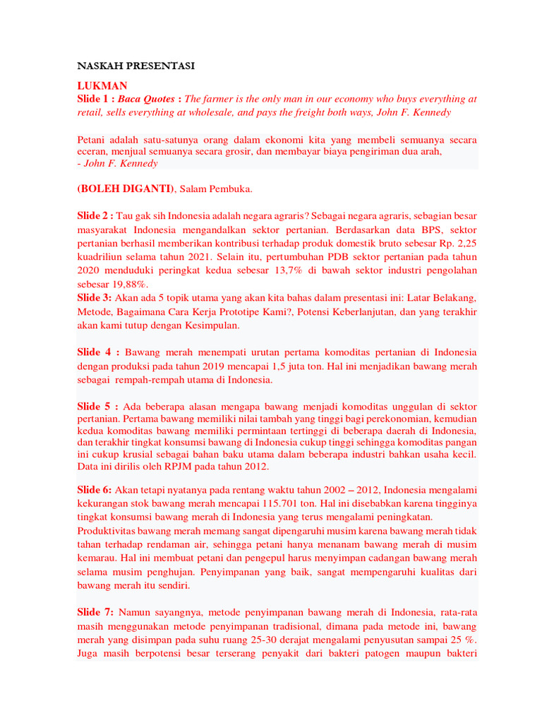 Naskah Presentasi | PDF | Kesehatan Holistik