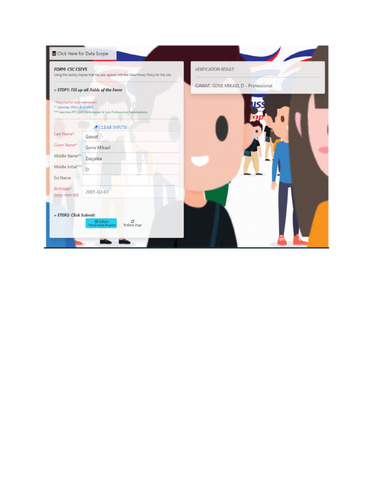 Csc Screenshot Eligibility Pdf