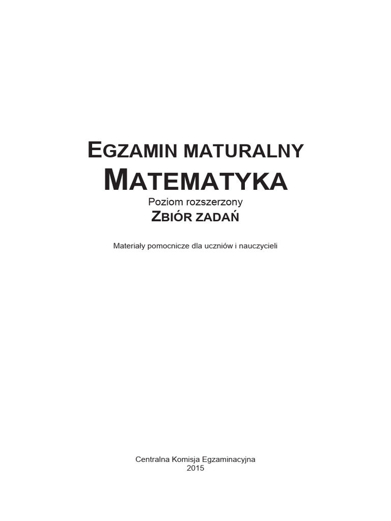 Matura ZB Zad Mat PR | PDF