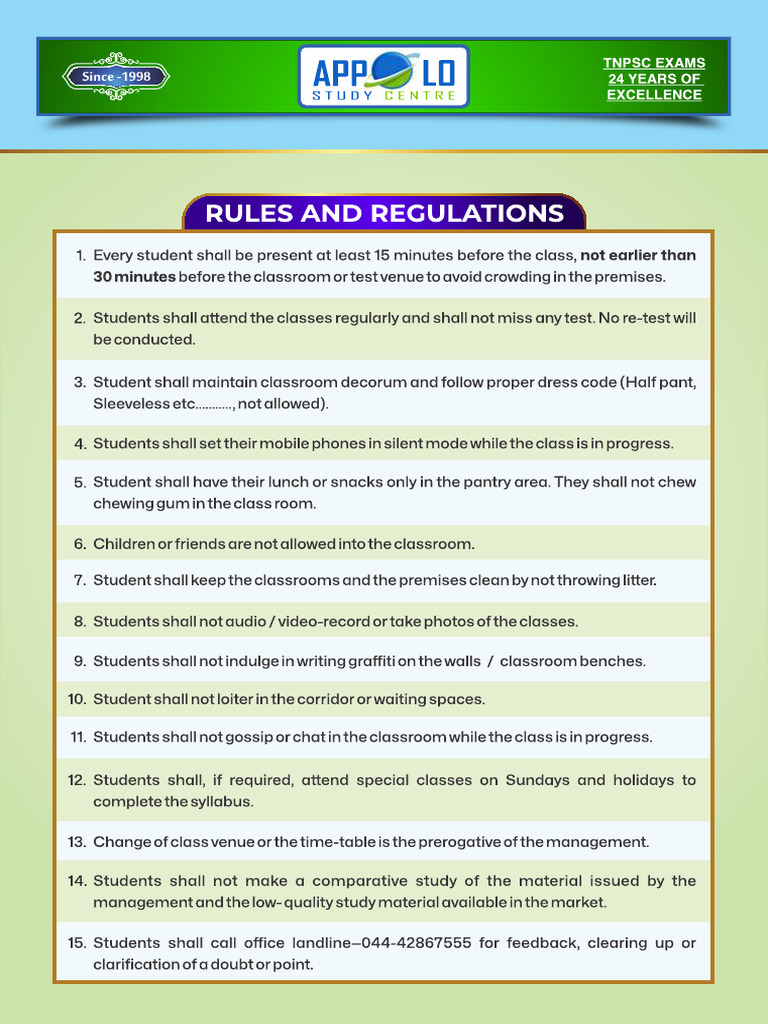 Appollo Rule | PDF