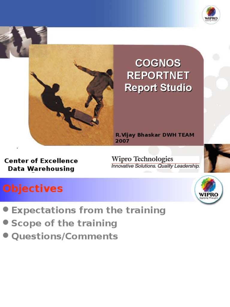 CRN-Cognos Report Studio - V1 | PDF | Data Management | Areas Of ...