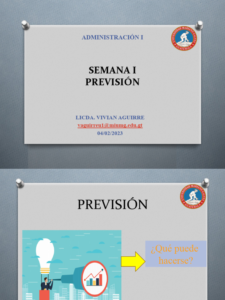 Proceso Administrativo. - Previsión | PDF | Análisis FODA | Toma de ...