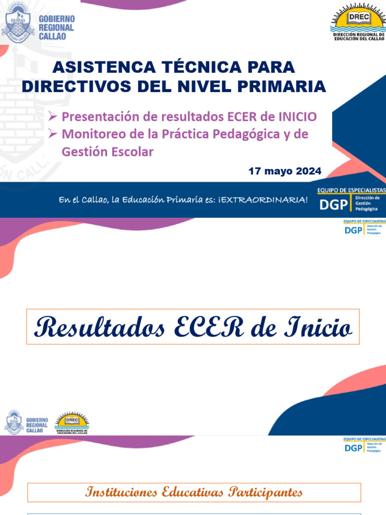 At Directivos - Ecer de Inicio - Monitoreo Pedagógico 2024 - Directivos ...