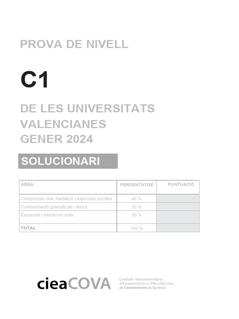 C1 Solucionari Gener 24 Web | PDF