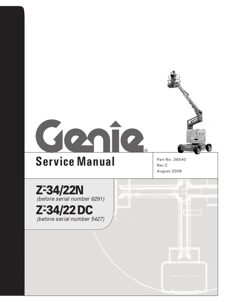 Manual Genie P1 | PDF | Electric Motor | Manufactured Goods