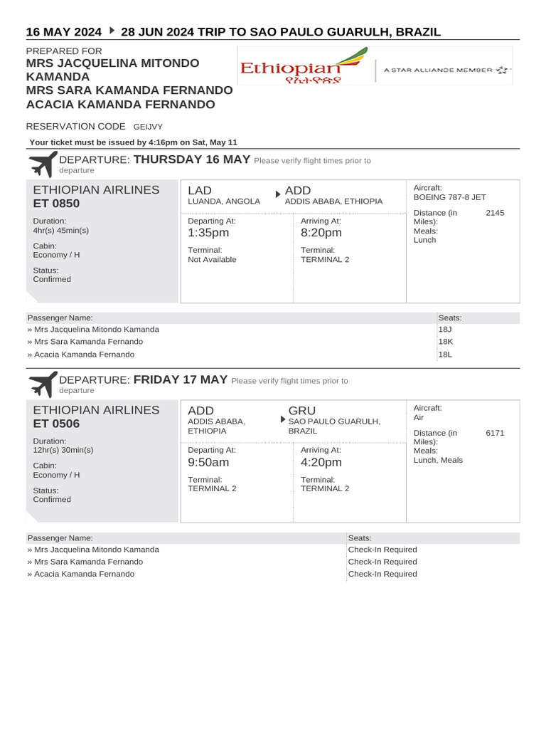 TripCase - Print Your Itinerary | PDF | Civil Aircraft | Airlines