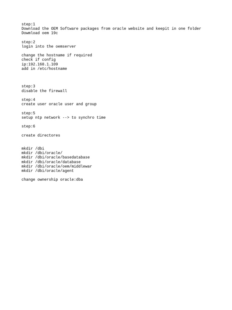OEM Installation Steps | PDF
