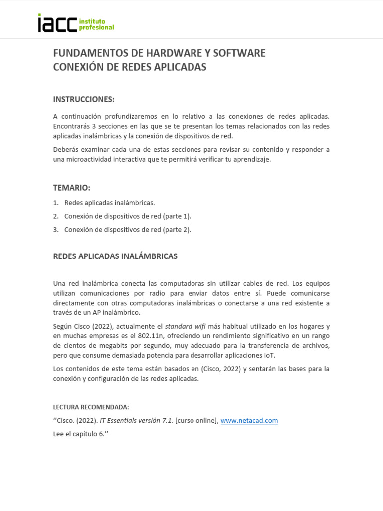 Conexión de Redes Aplicadas | PDF | Red de computadoras | Controlador de interfaz de red