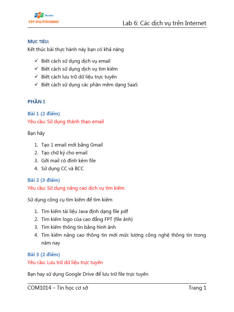 COM1014 - Lab 06 | PDF