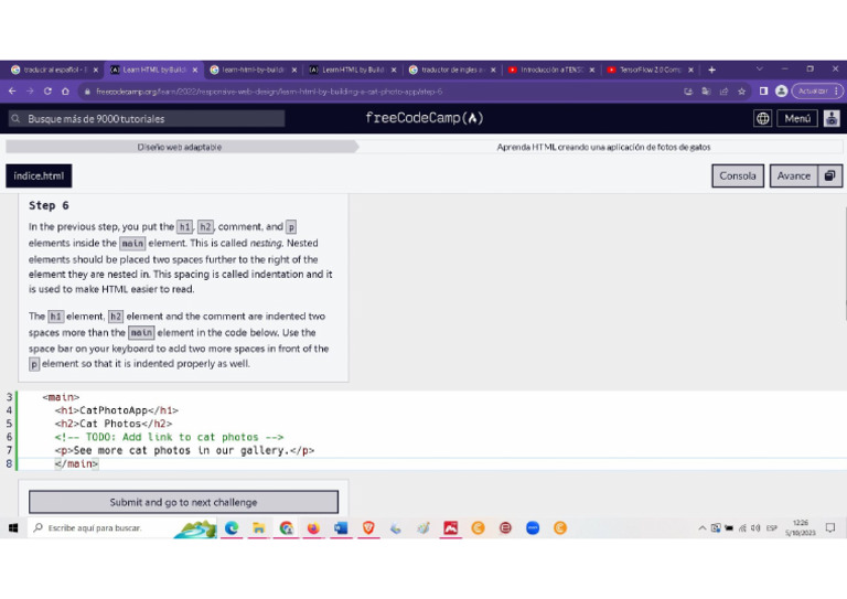 6 Ejercicio HTML | PDF