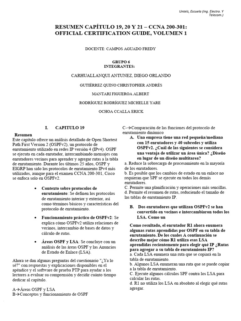 G6 Paper-Lec2 | PDF | Enrutador (Computación) | Enrutamiento