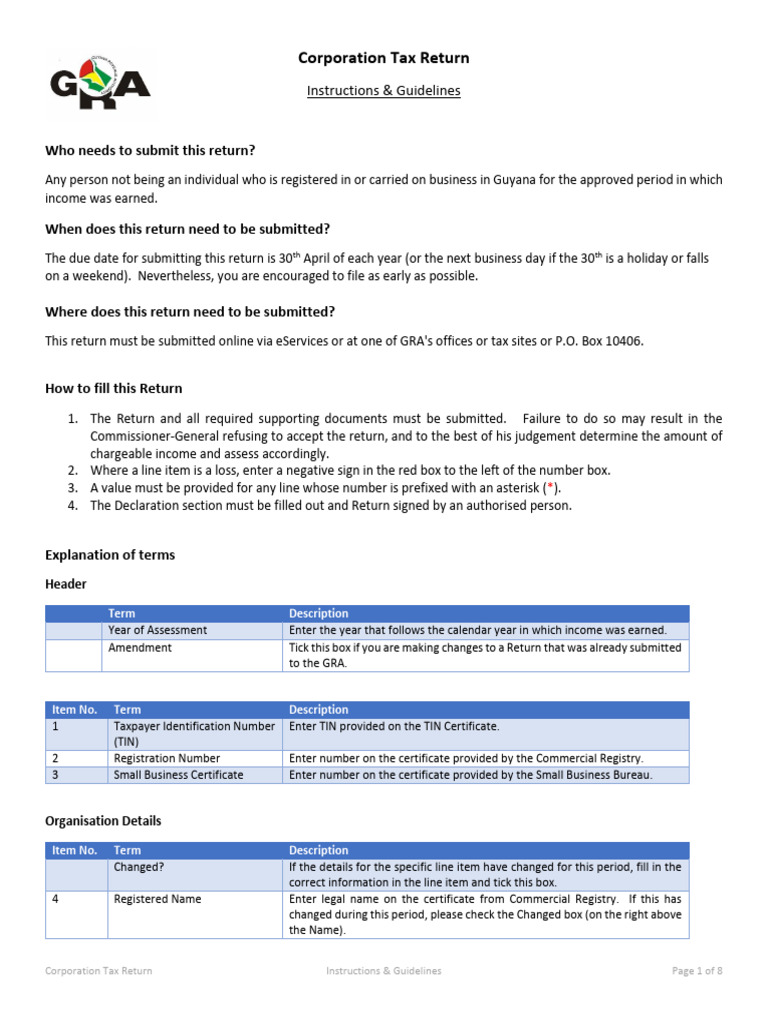 CT Return Guide v6 | PDF | Taxes | Interest