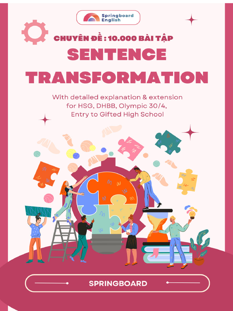 Sentence Transformation Level 1 Volume 1 | PDF