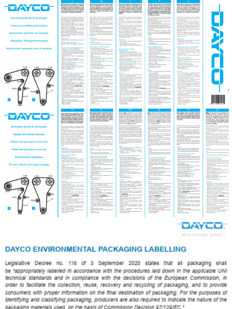 General Assembly Instructions for Products | PDF
