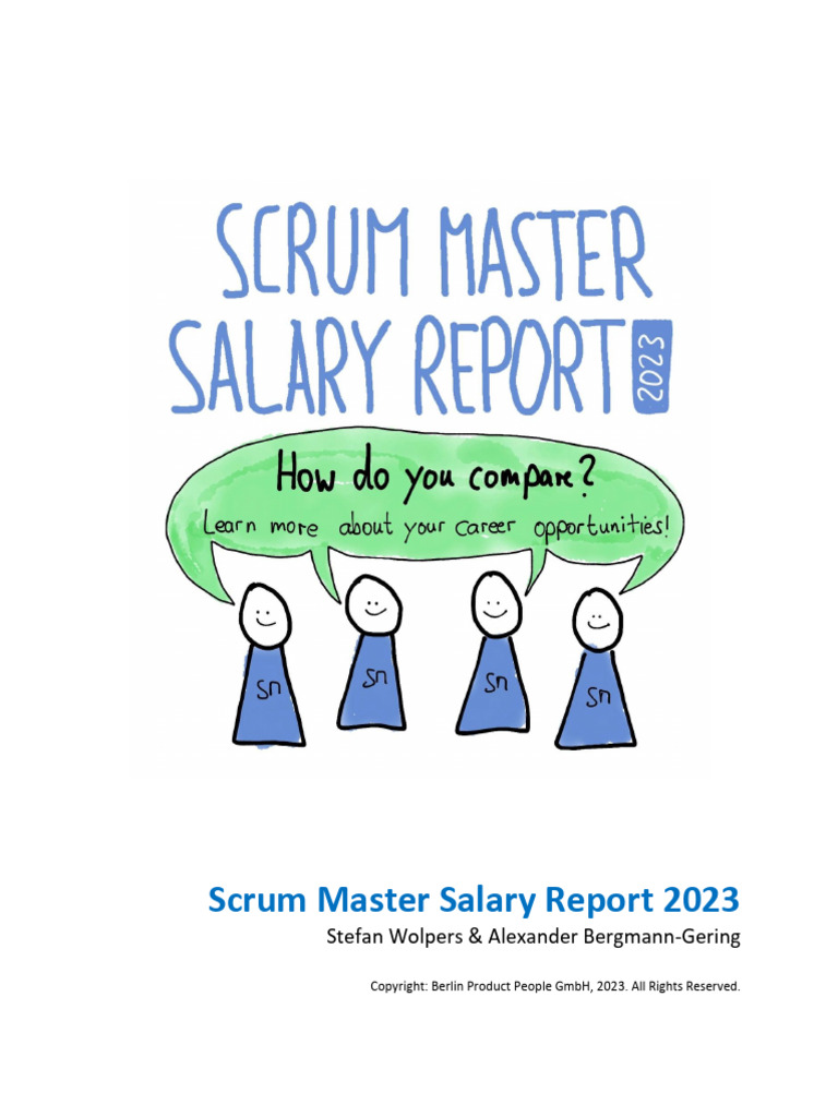 Scrum Master Salary Report 2023 Age of Product Com v12 | PDF | Cost Of ...