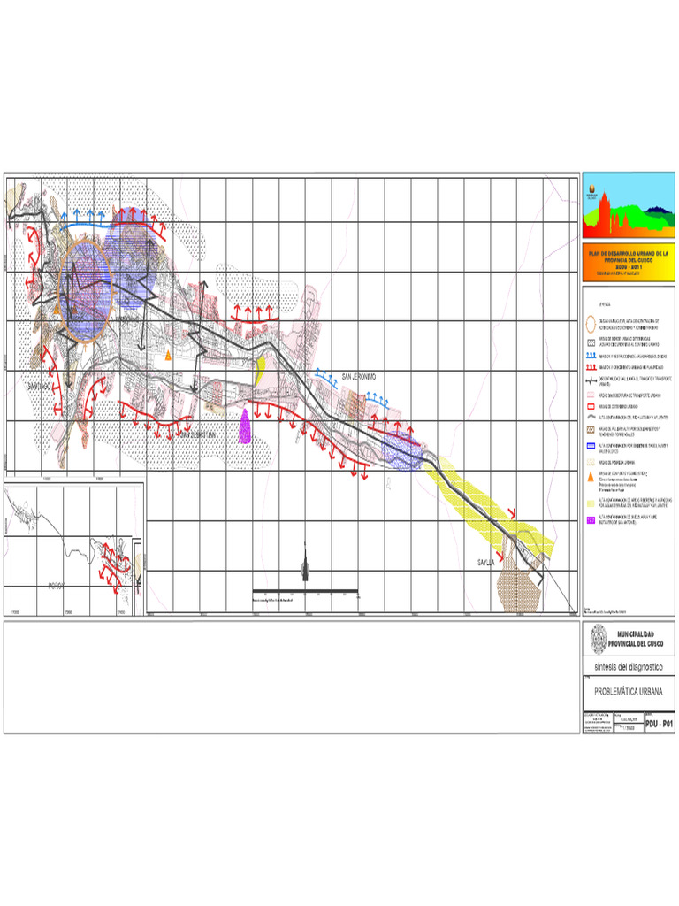 Pdu Cusco - Planos Propuesta | PDF